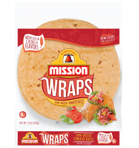 Sun Dried Tomato Basil Wraps - Mission Foods