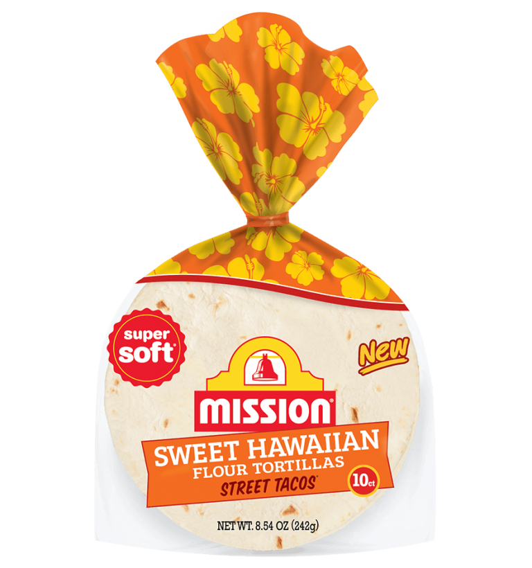 Street Tacos Sweet Hawaiian Tortillas - Mission Foods