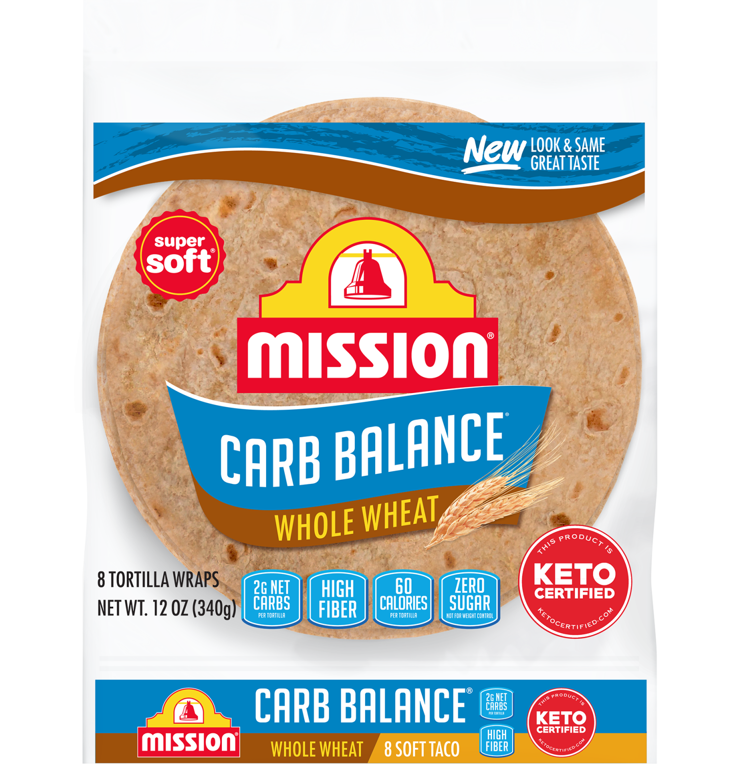 Carb Balance Soft Taco Whole Wheat Tortillas - Mission Foods