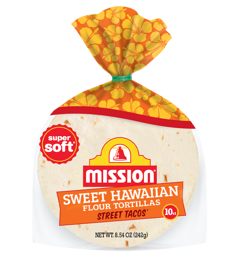 Street Tacos Sweet Hawaiian Tortillas - Mission Foods