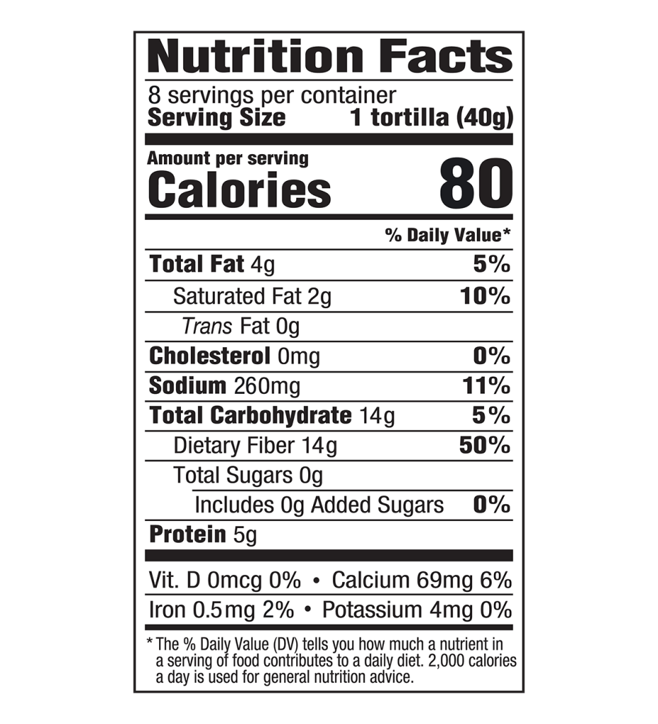 Zero Net Carbs Soft Taco Tortillas - Mission Foods